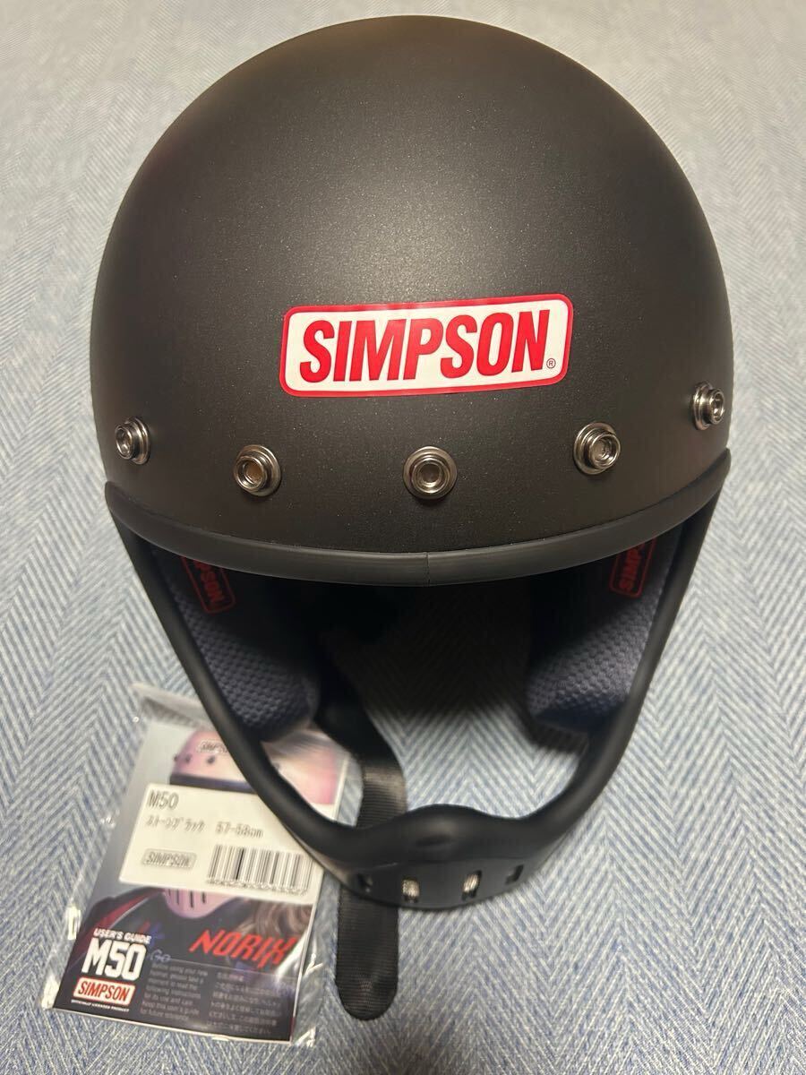 Yahoo!オークション - シンプソン M50ストーンブラックMサイズ新品