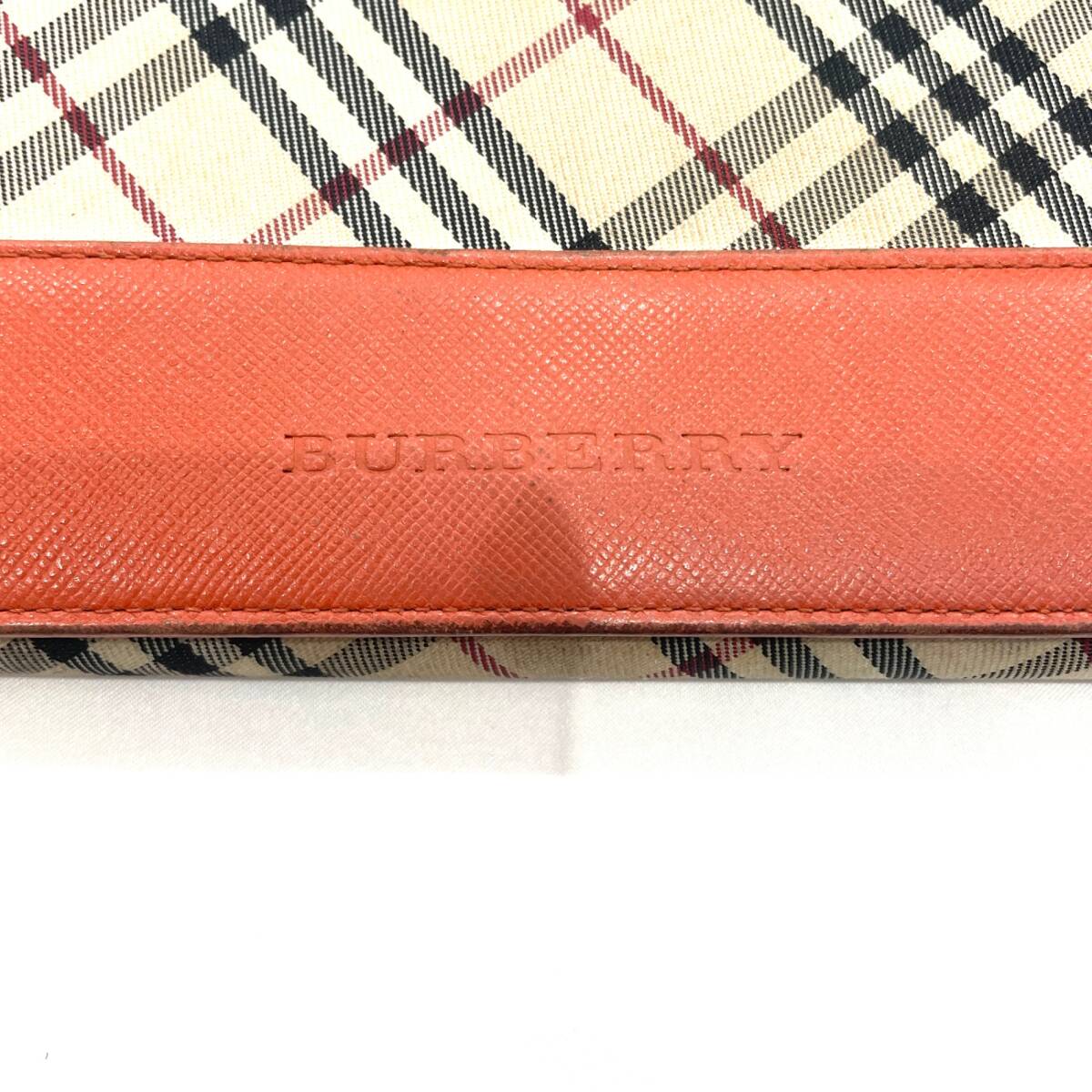 Yahoo!オークション - 1円～ BURBERRY バーバリー 長財布 ノバチェック...