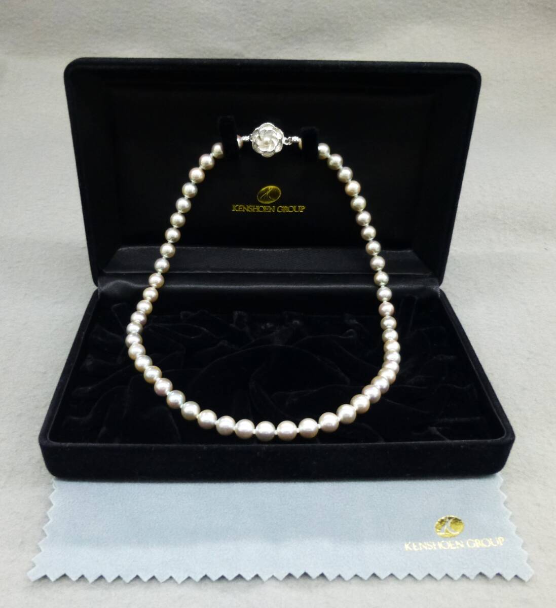 Yahoo!オークション - KENSHOEN 真珠 パール ネックレス 留め具 SILVER...