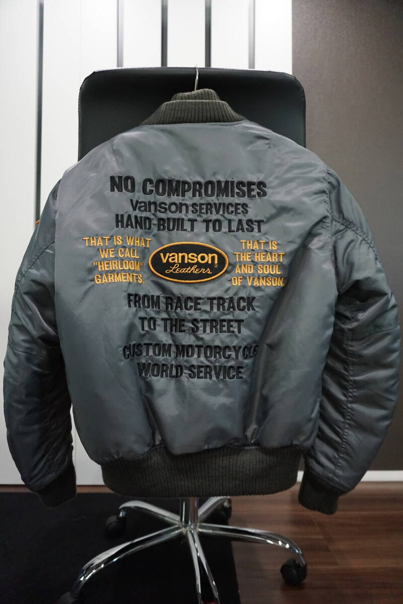 Yahoo!オークション - Vanson MA-1 ジャケット サイズM