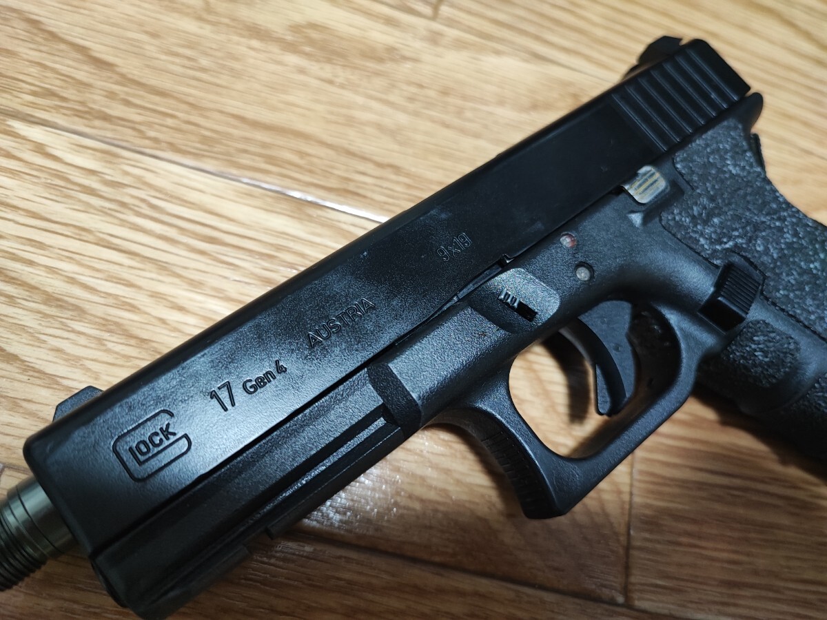 Yahoo!オークション - ジャンク マルイ G17gen4 パーツ付き ガスブロー...