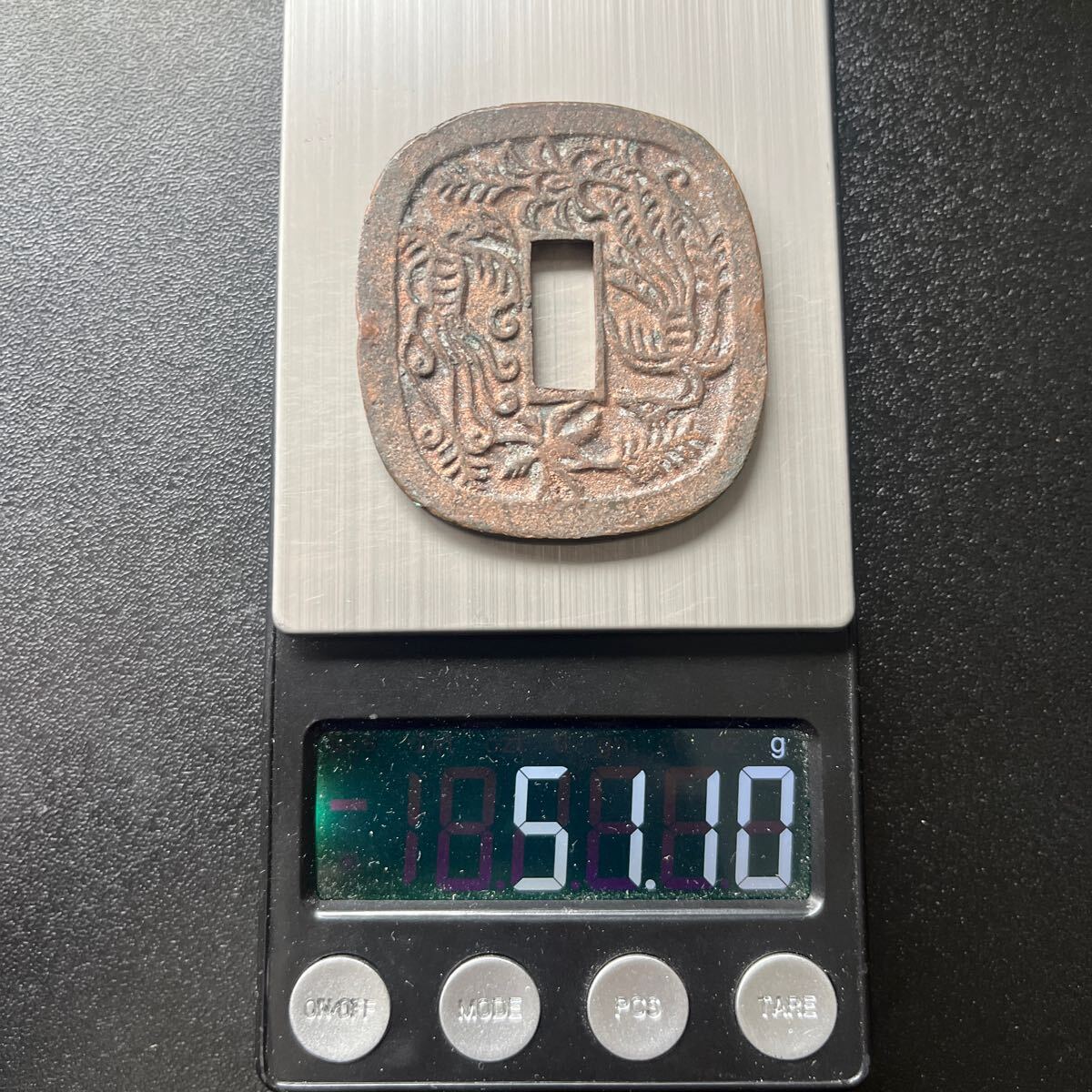 Yahoo!オークション - 古銭 秋田鍔銭 51g 江戸幕末期 鐔銭 絵銭 希少...