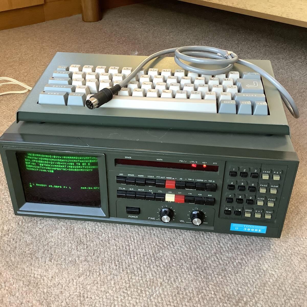 Yahoo!オークション - RTTY/CW 通信専用機 TONO θ-5000E