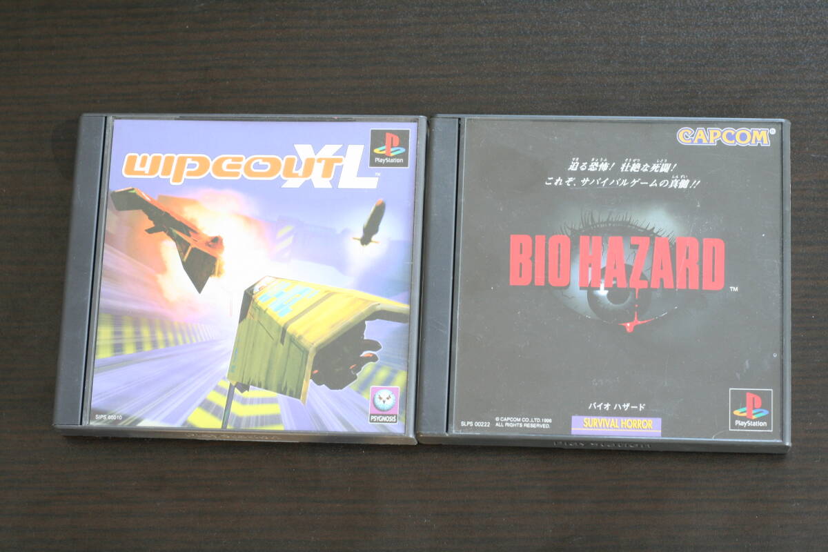 Yahoo!オークション - セット/1円～ PS1 バイオハザード ワイプアウ...