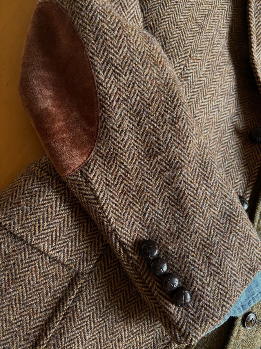 Yahoo!オークション - USA製 ポロラルフローレン エルボーパッチツイー...