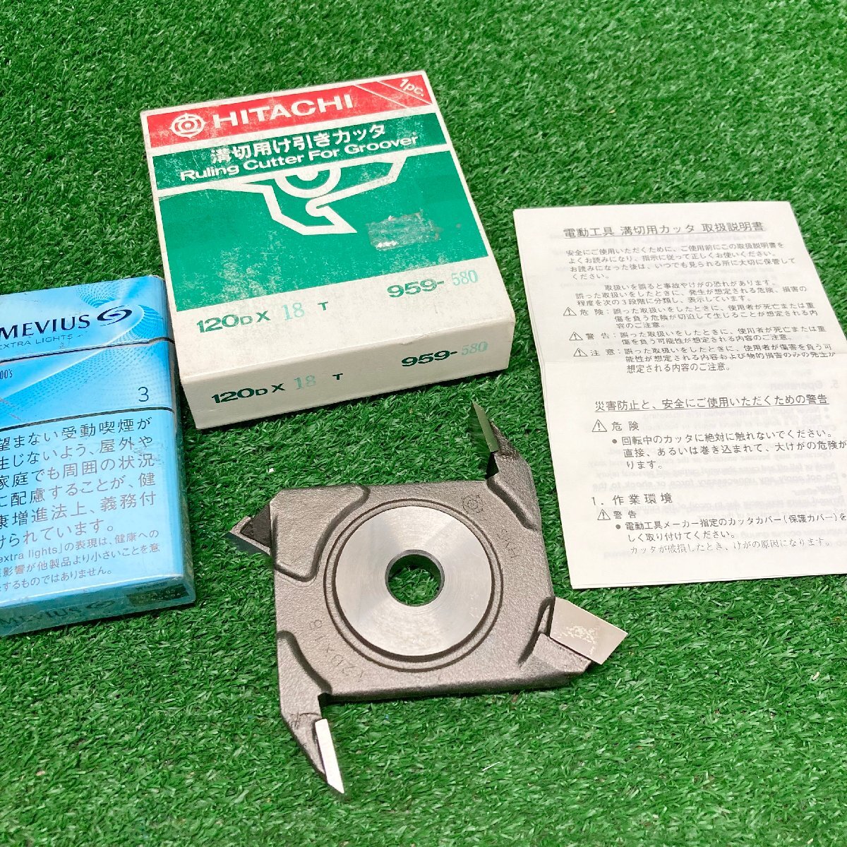 Yahoo!オークション - 兵落k410 日立 溝切用け引きカッター 120D×18T ...