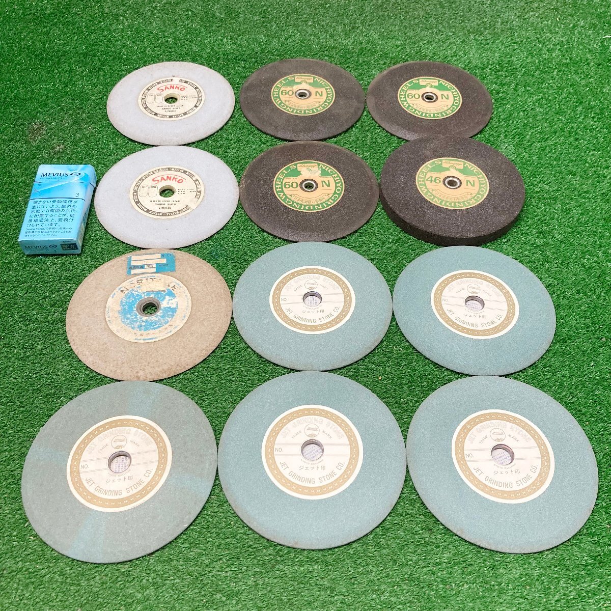 Yahoo!オークション - 兵落k495 研削砥石 ジェット印 GC#120 φ150×6....