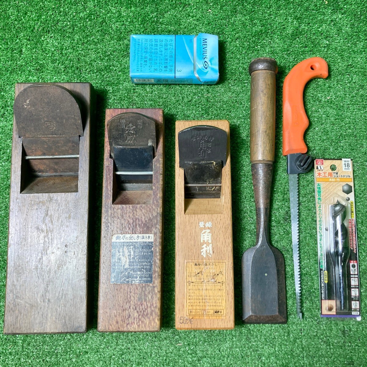 Yahoo!オークション - ナ睦a155 在銘 角利 宏成 かんな×3点/カンザワ ...