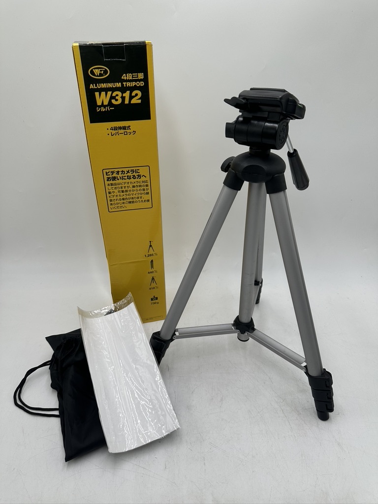 Yahoo!オークション - D0215 HAKUBA アルミ製三脚 W312 WF 4段三脚 TR...