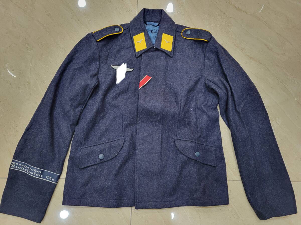 Yahoo!オークション - ドイツ軍 WW2 M35 空軍一等兵制服 ジャケット ...