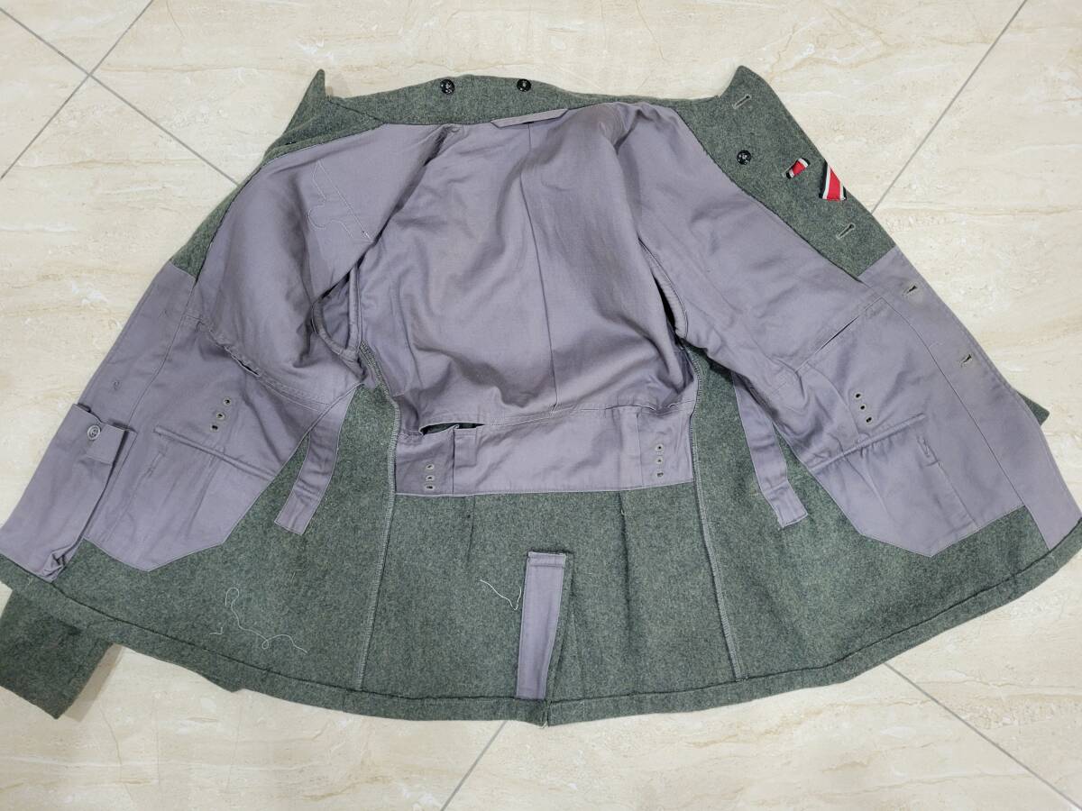 Yahoo!オークション - ドイツ軍 WW2 M40下士官野戦 ジャケット レプリ...