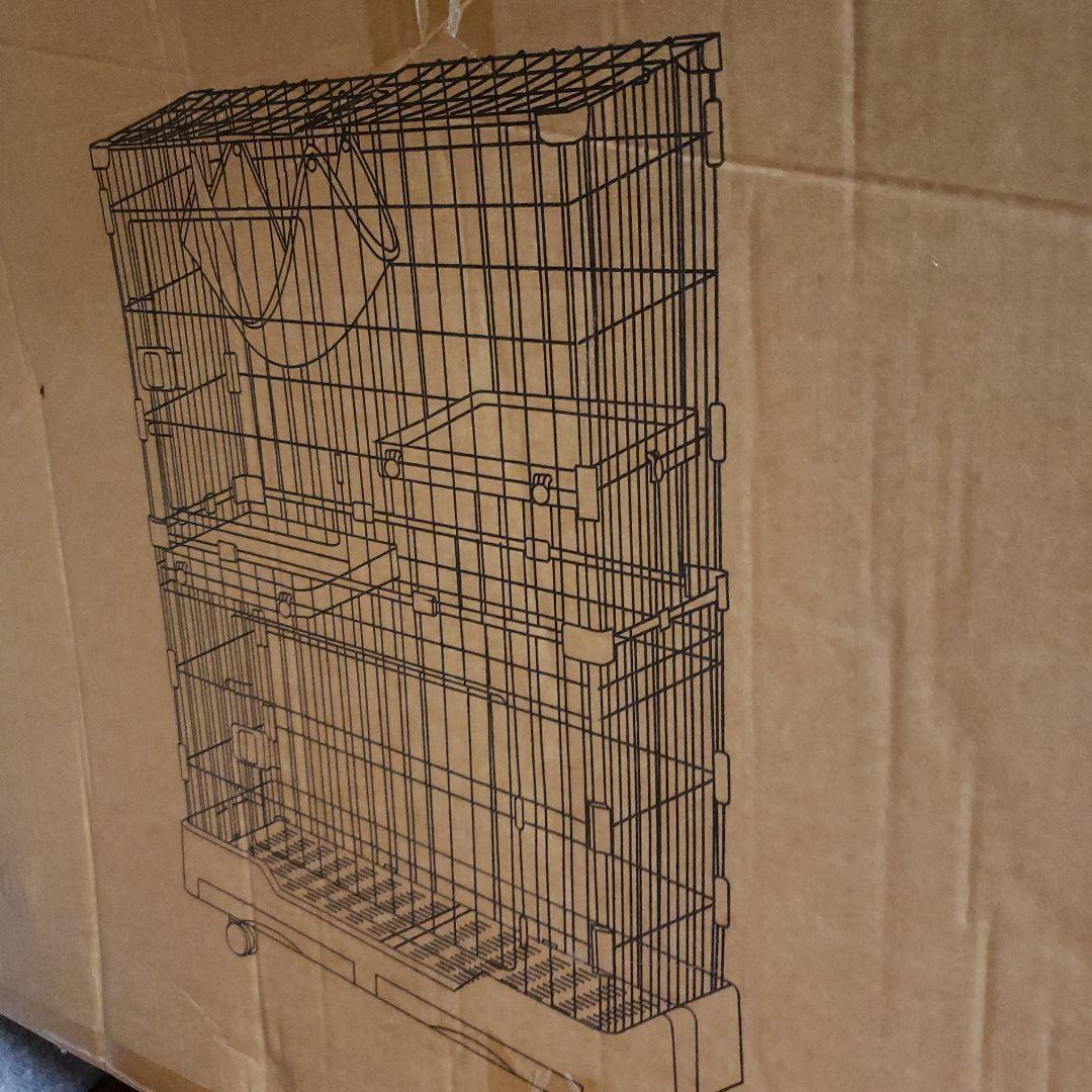 Yahoo!オークション - 送料無料 PETTOM 猫ケージ キャットケージ ケー...