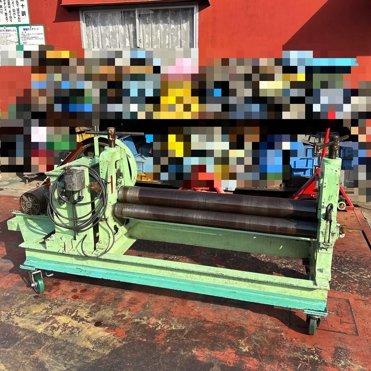 あT8948 K.S 河合製作所 電動 三本ロール ベンディングロール 型式 1000 6 ロール全長1300mm 金属加工 鈑金機械 200V(その他)｜売買されたオークション情報 ...