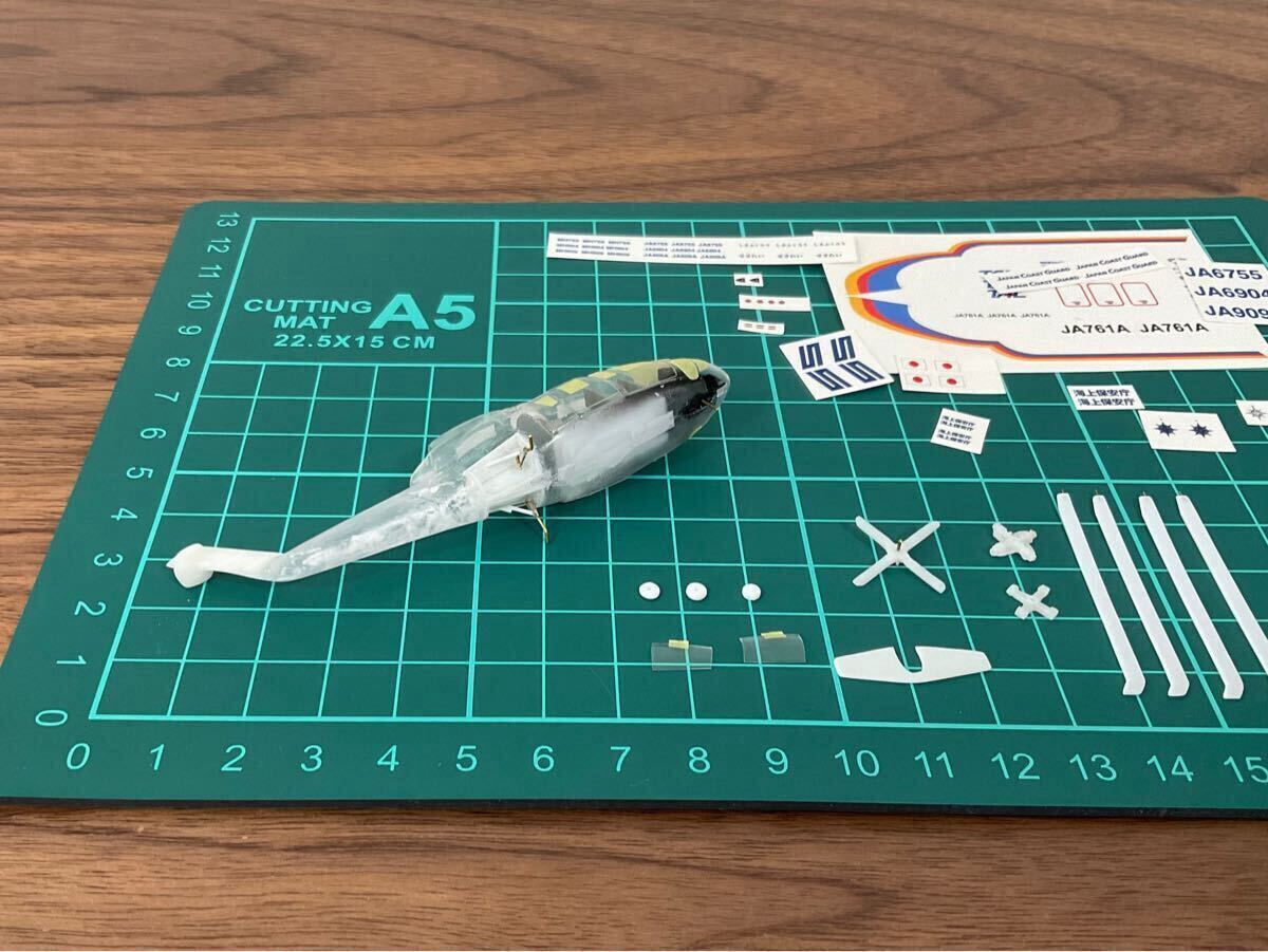 Yahoo!オークション - 1/144 S-76C 未塗装半組立キット 海上保安庁ヘリ