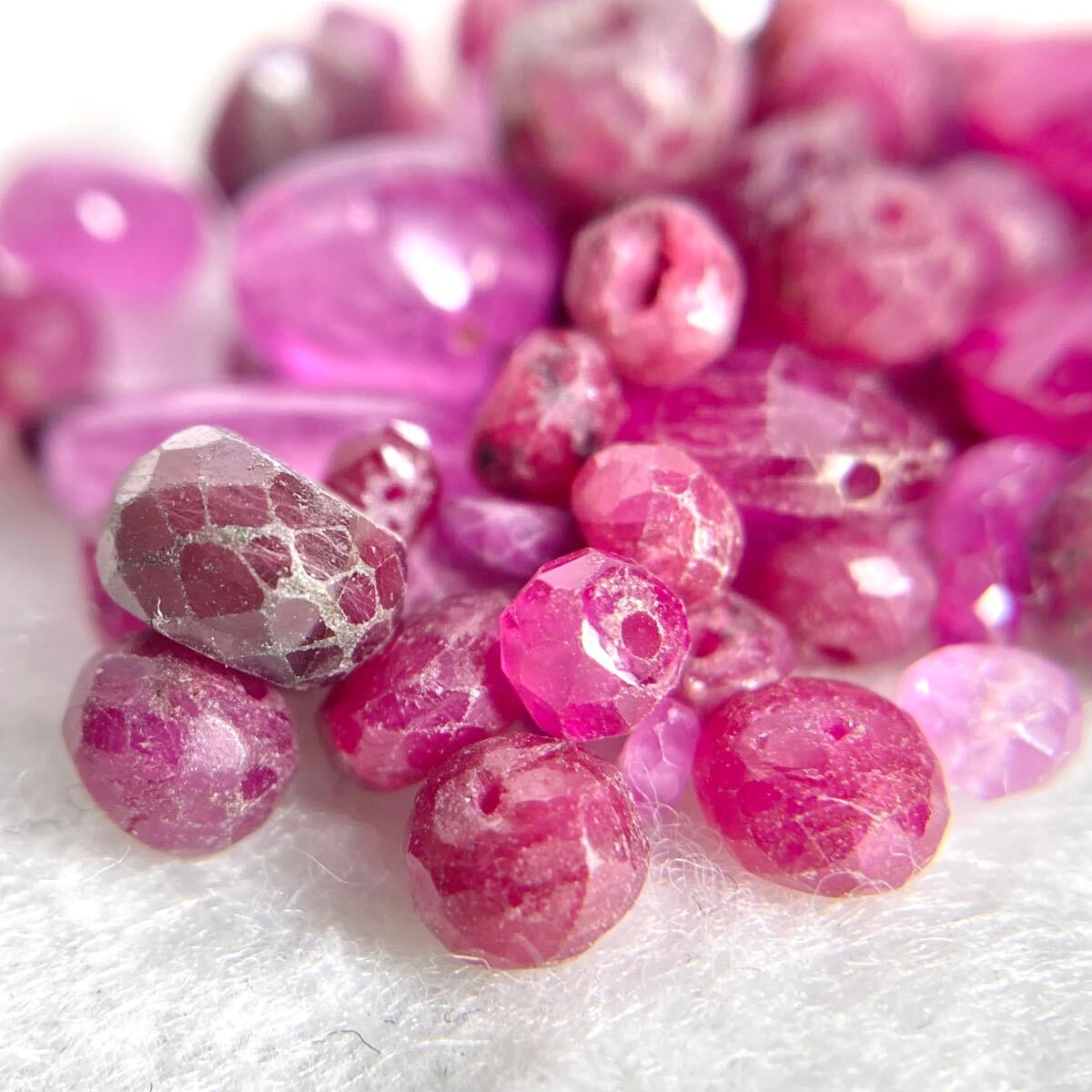 Yahoo!オークション - ルビーアクセサリーパーツおまとめ51.5ct n ル...