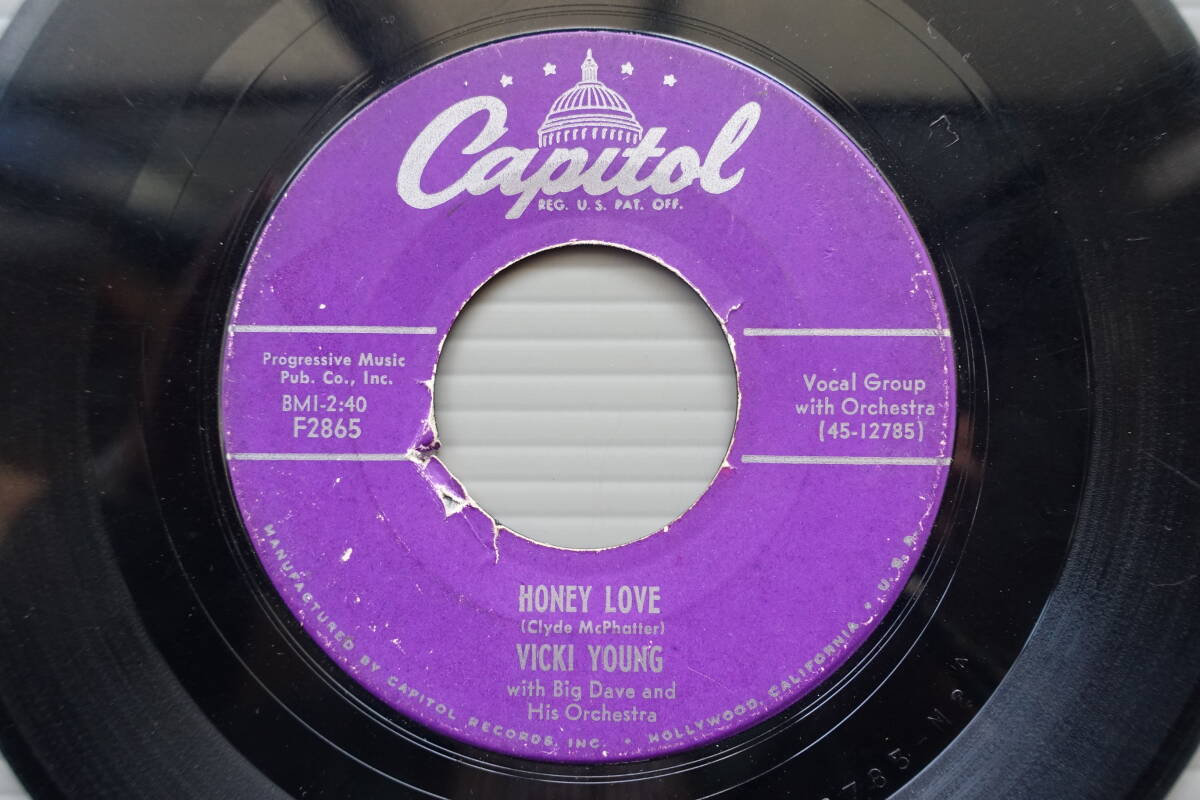Yahoo!オークション - US盤 EP Vicki Young - Honey Love / Riot In C...