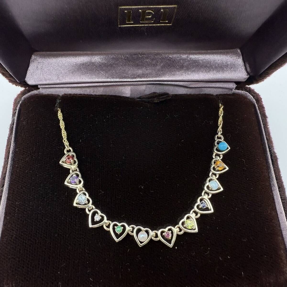 Yahoo!オークション - IEI 12ヵ月の愛 宝飾ネックレス 24金仕上げ スタ...