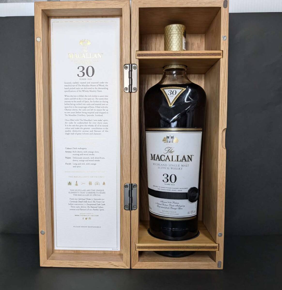 ザ マッカラン The MACALLAN 30年 2021リリース シングルモルト スコッチ ウイスキー 箱付 1162(スコッチ)｜売買されたオークション情報、yahooの商品情報を ...