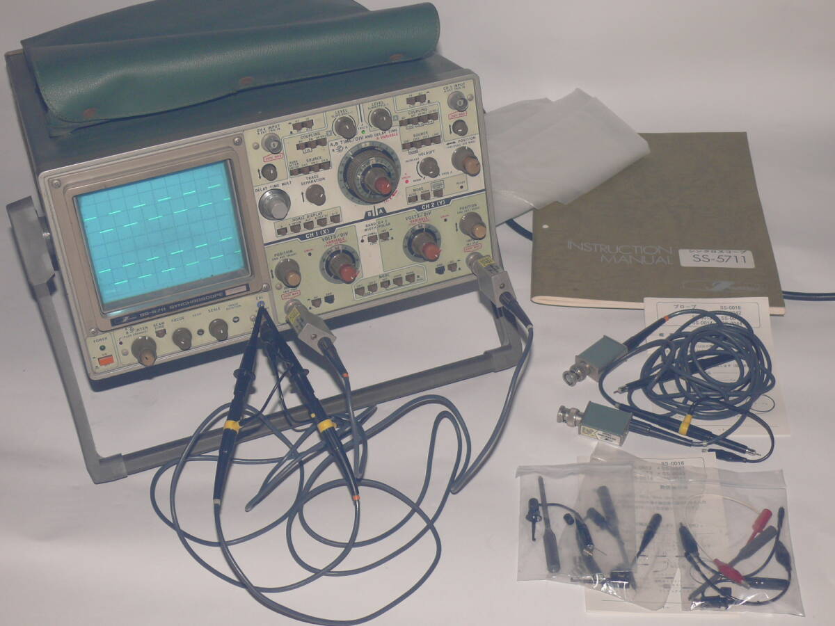 Yahoo!オークション - 岩通 SS－5711 オシロスコープ 取扱説明書 プロ...