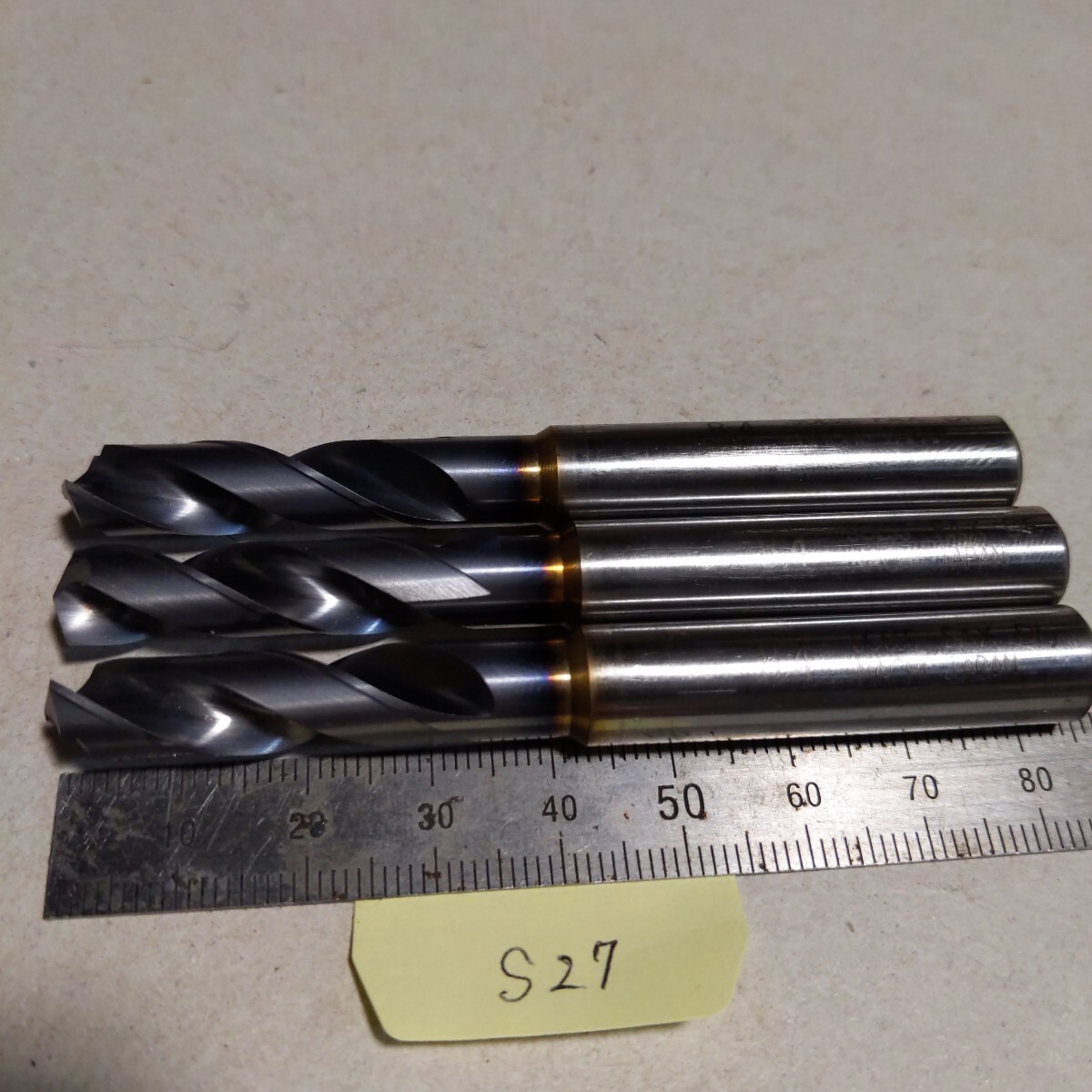 Yahoo!オークション - S27 ナチ ドリル 8.4 3本セット エンドミルシャ...