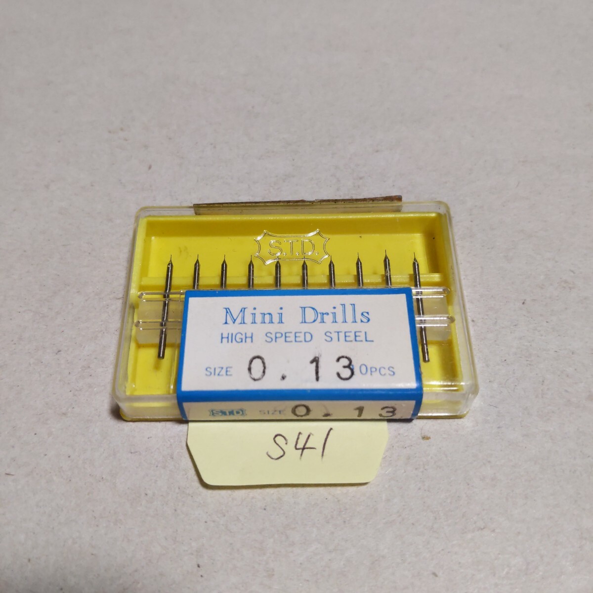 Yahoo!オークション - S41 未使用 S.T.D ミニチュアドリル 0.13 10本セ...