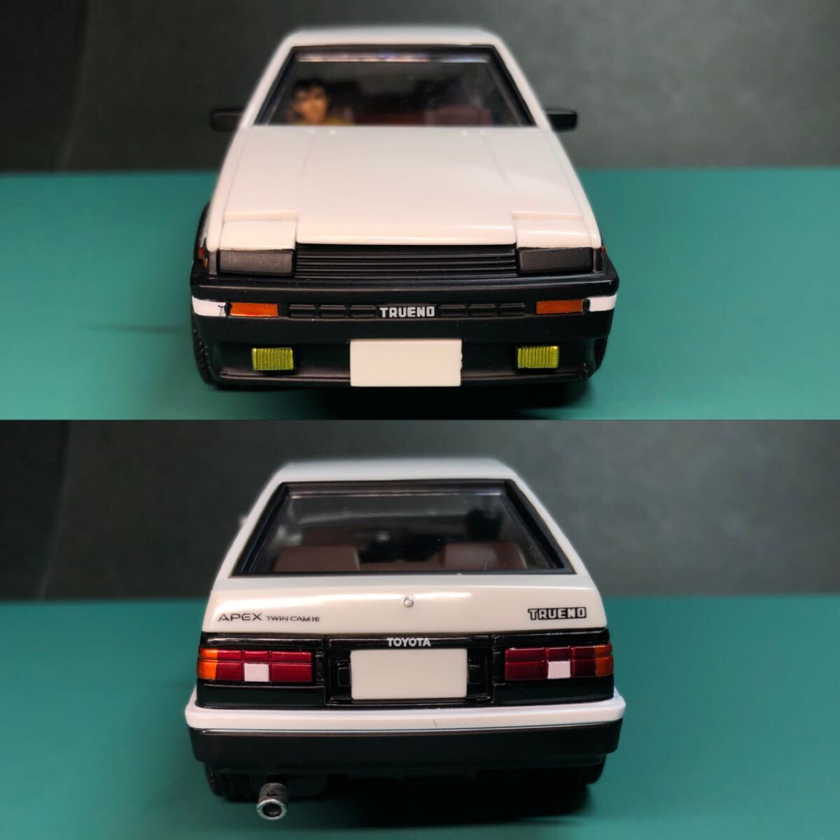 Yahoo!オークション - AE86(白ボンネット)× 藤原文太 「頭文字D」 AE8...