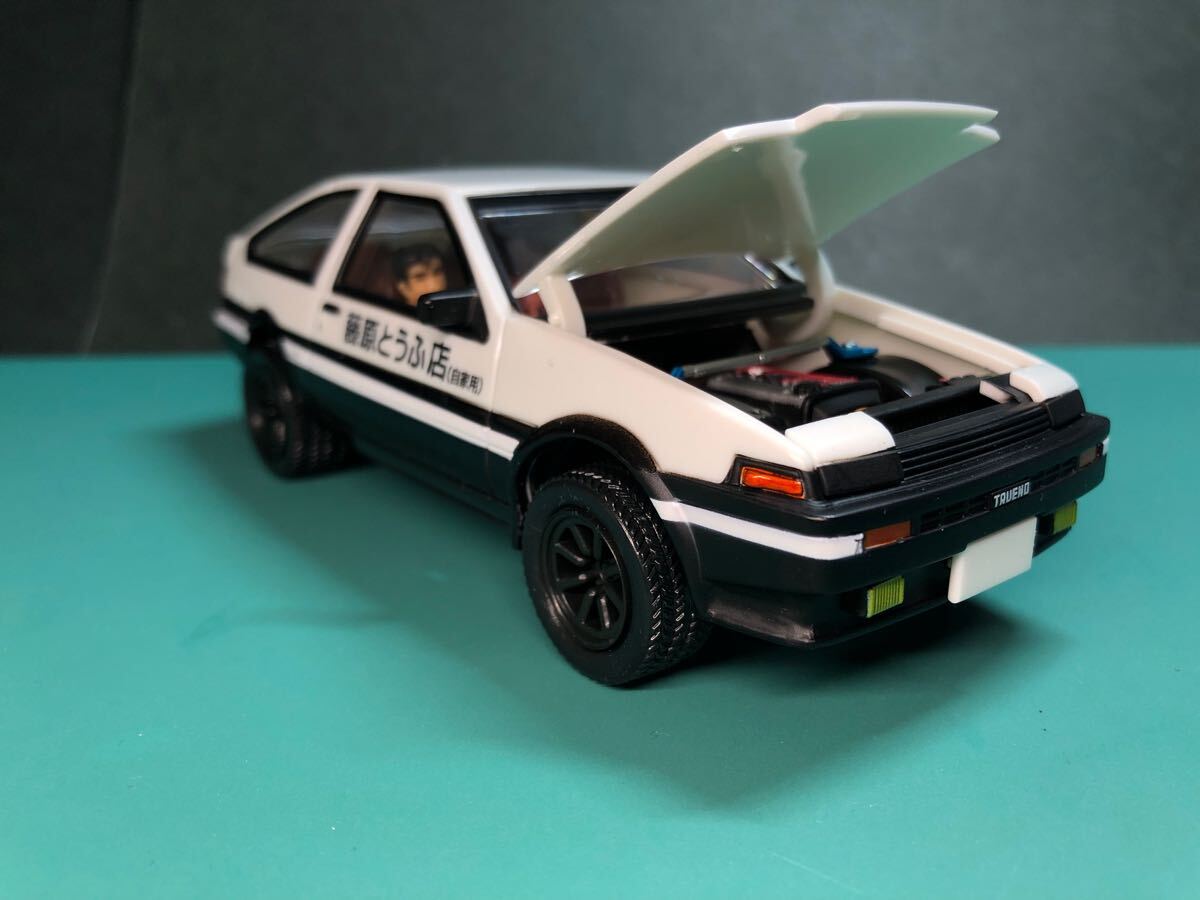 Yahoo!オークション - AE86(白ボンネット)× 藤原文太 「頭文字D」 AE8...