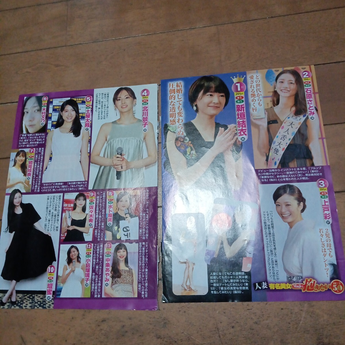 Yahoo!オークション - 【雑誌切り抜き】 人妻有名美女Majiで抱きたいBE...