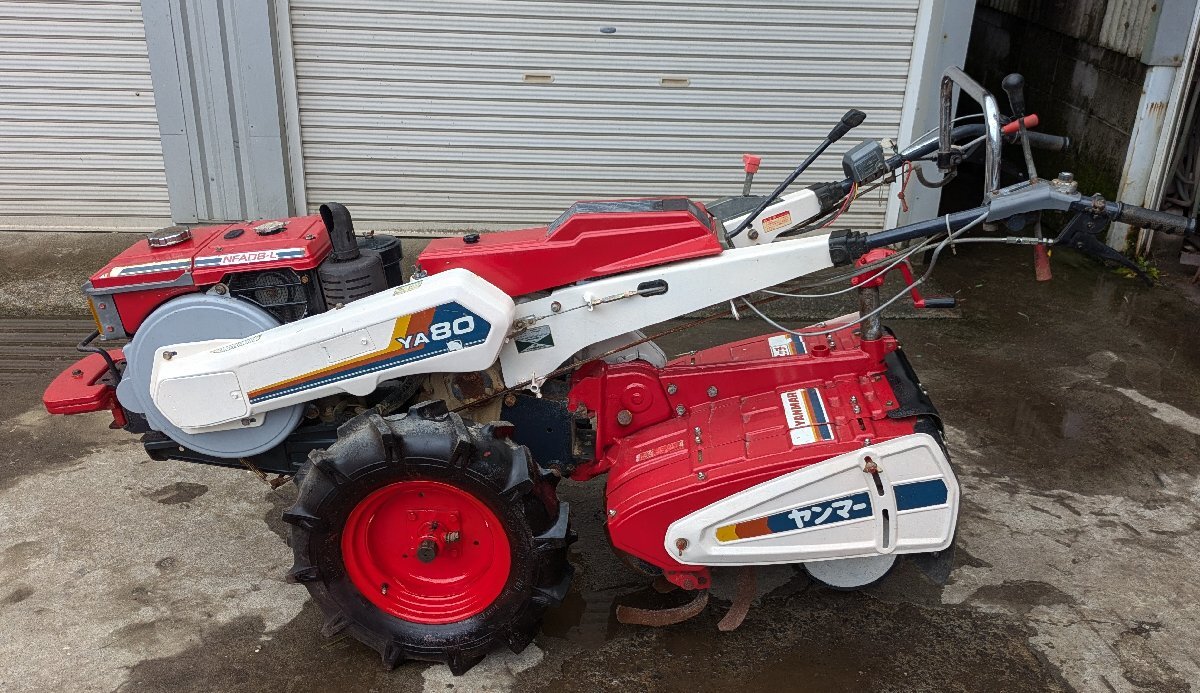 Yahoo!オークション - 鹿児島発 ヤンマー 8馬力 セル付き ディーゼル耕...