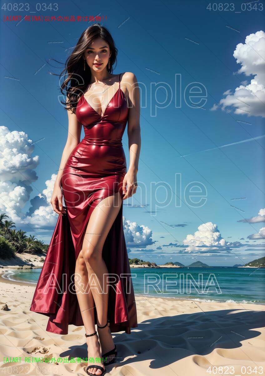 Yahoo!オークション - No.40823_0343 麗奈 高級サマードレス 即決で上...