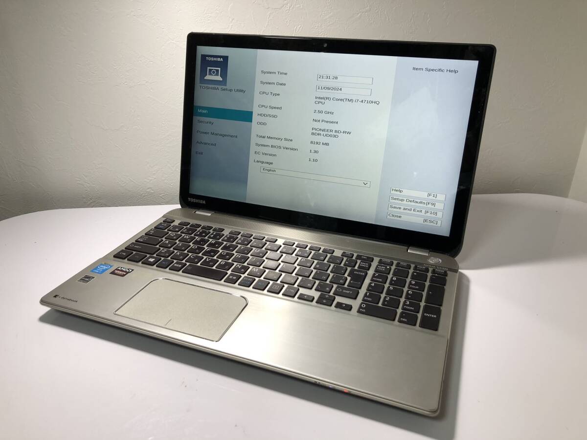 Yahoo!オークション - 東芝dynabook T95/NG i7-4710HQメモリ8GB ジャン...