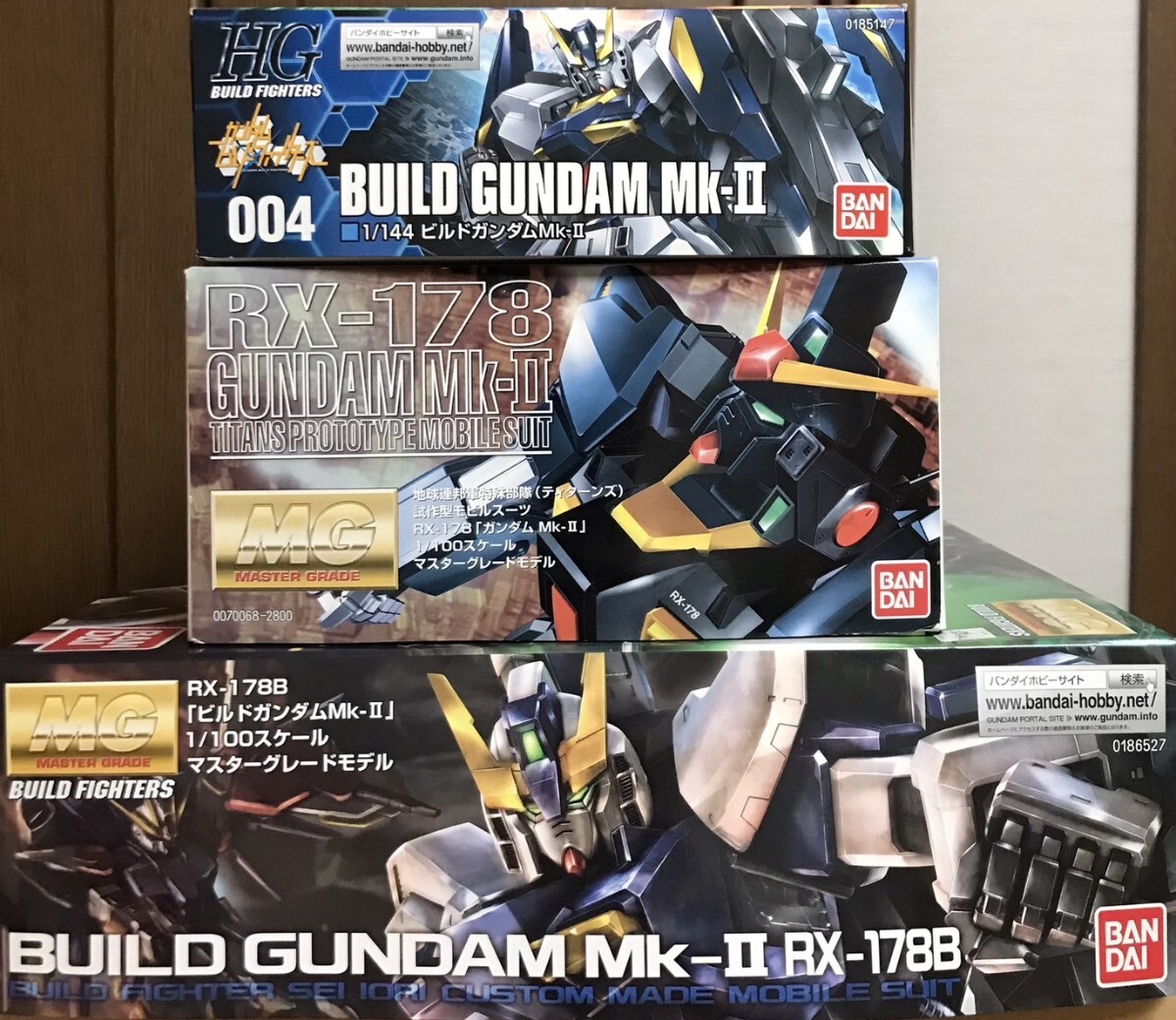 Yahoo!オークション - MG HG ビルドガンダムmk2 など3点 1/100 1/144...