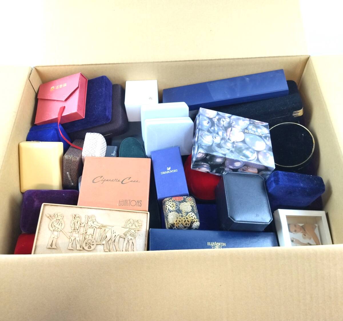 Yahoo!オークション - 【P991】1円～ 中古 アクセサリーケース ジュエ...