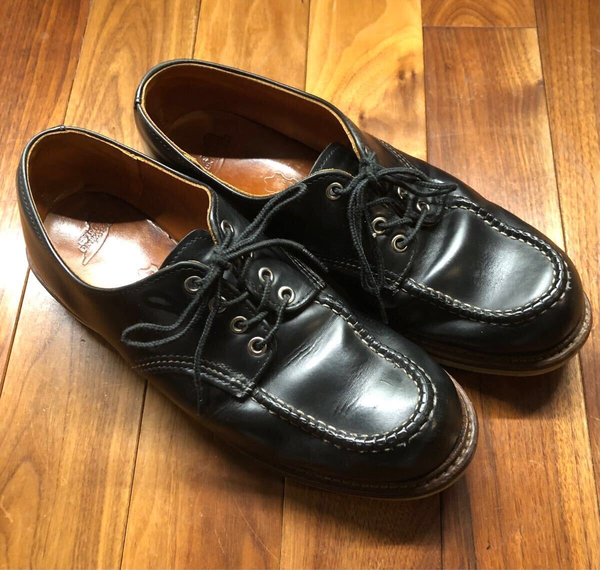 廃盤 レッドウィングオックスフォードブラックモックトゥ10インチ28cmローカットポストマン(10インチ)｜売買されたオークション情報、yahooの商品情報をアーカイブ公開 - オークファン ...