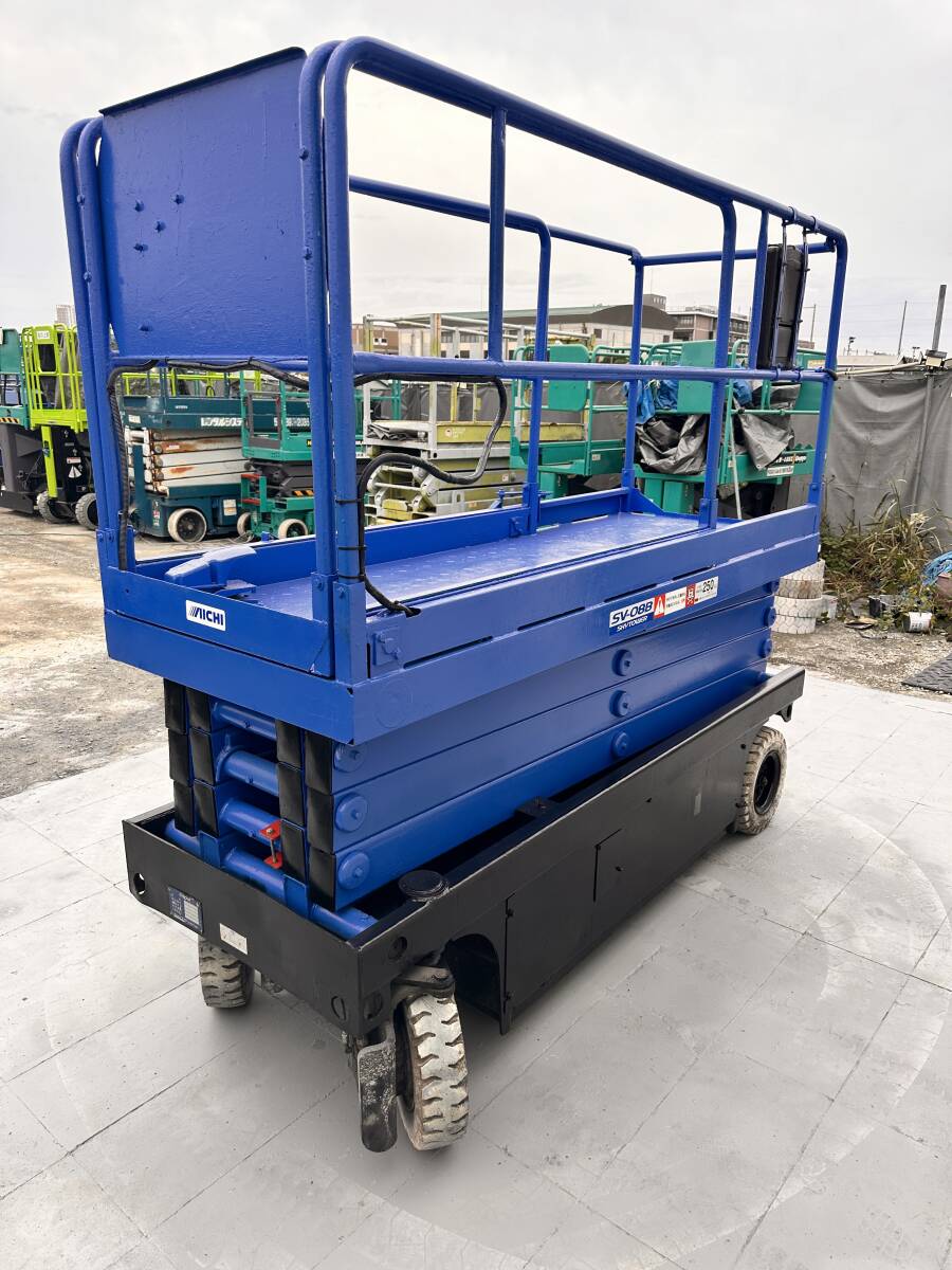Yahoo!オークション - AICHI SV08B テーブルリフト 高所作業車 最大床...