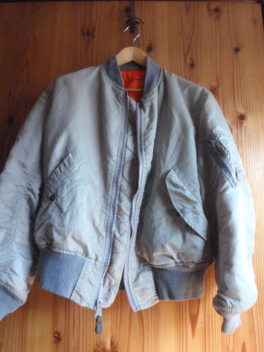 Yahoo!オークション - USA製 アルファ/ALPHA メンズ L MA-1 フライトジ...