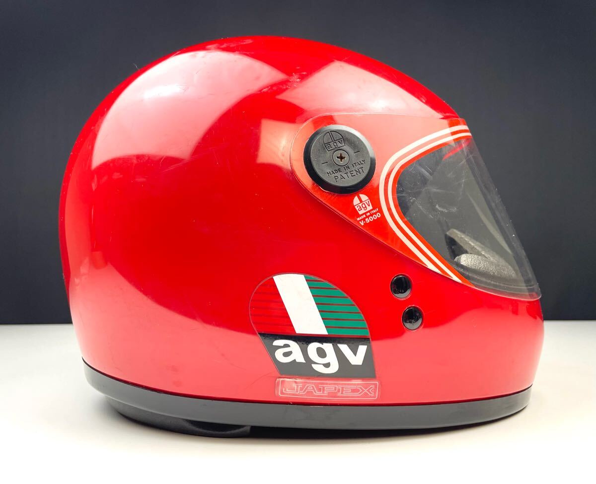 Yahoo!オークション - 【agv】CX-5000 当時物 族ヘル フルフェイス シ...