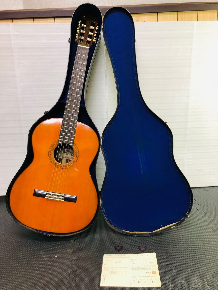 松岡良治 RYOJI MATSUOKA No25 クラシックギター ナチュラル ガットギター ヴィンテージ 楽器 ハードケース付き(本体)｜売買されたオークション情報、yahooの商品情報を ...