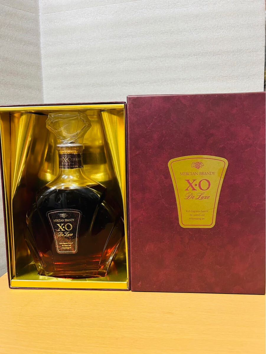 Yahoo!オークション - 未開栓MERCIAN BRANDY XO DeLuxe 660ml アルコ...