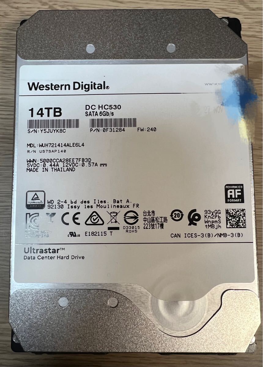 Yahoo!オークション - [2個セット28TB]大容量HDD WD 14TB HC530 3.5イ...