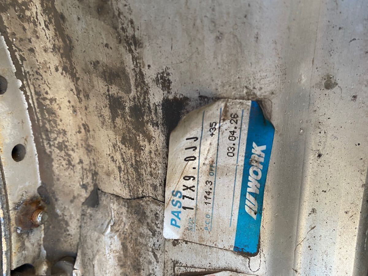 ワーク work VS KF 17インチ 9.5j ＋38 9j ＋35 114.3 5H 4本セット 深リム 当時物 JZX100 s13 s14 s15 シルビア ドリケツ(社外品)｜売買 ...