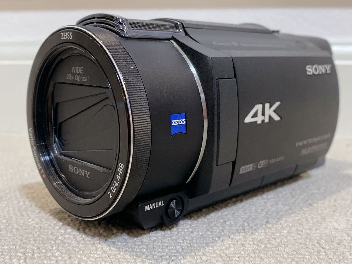 Yahoo!オークション - SONY FDR-AX55 30x 4K デジタルビデオカメラ ハ...