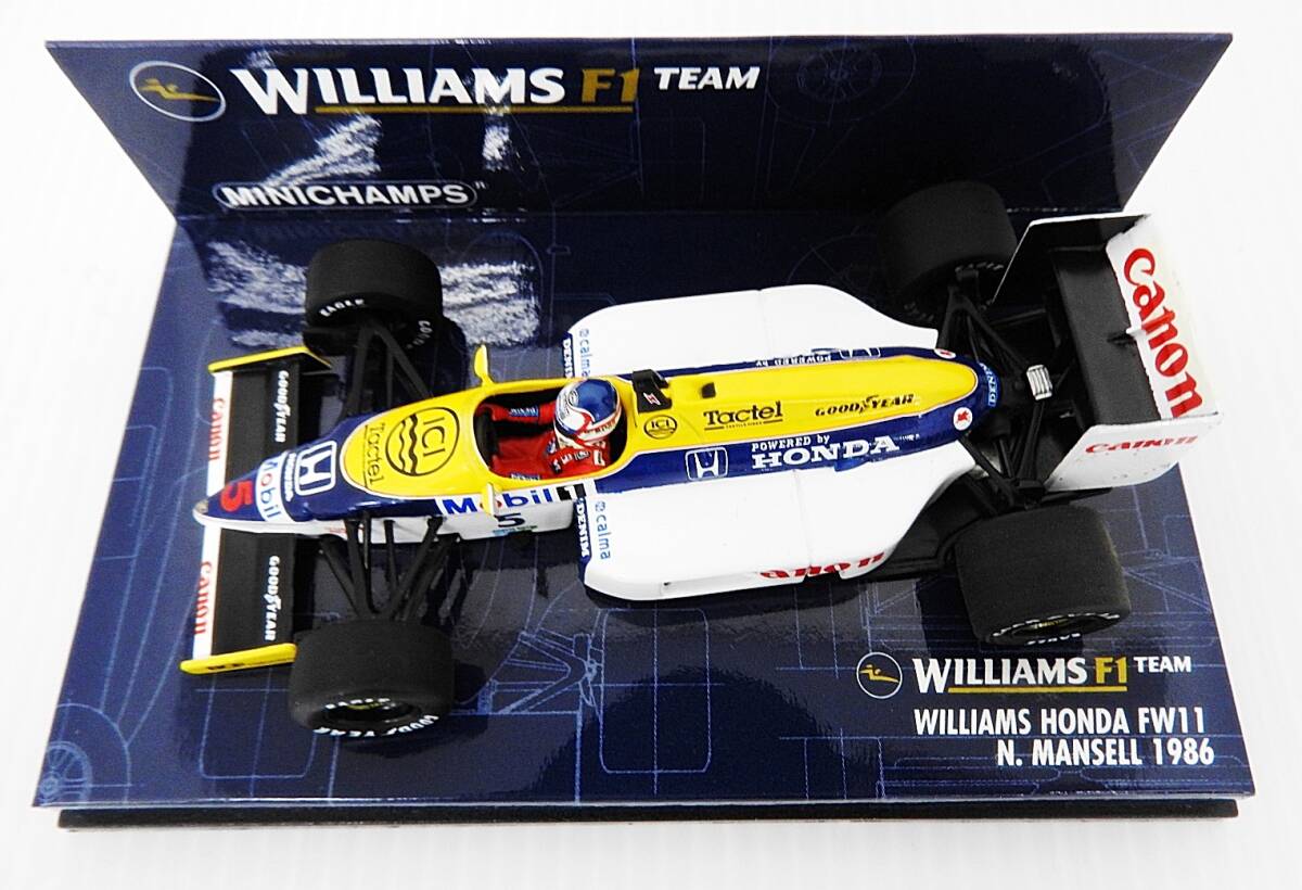 Yahoo!オークション - ミニチャンプス ウィリアムズ ホンダ FW11 ナイ...