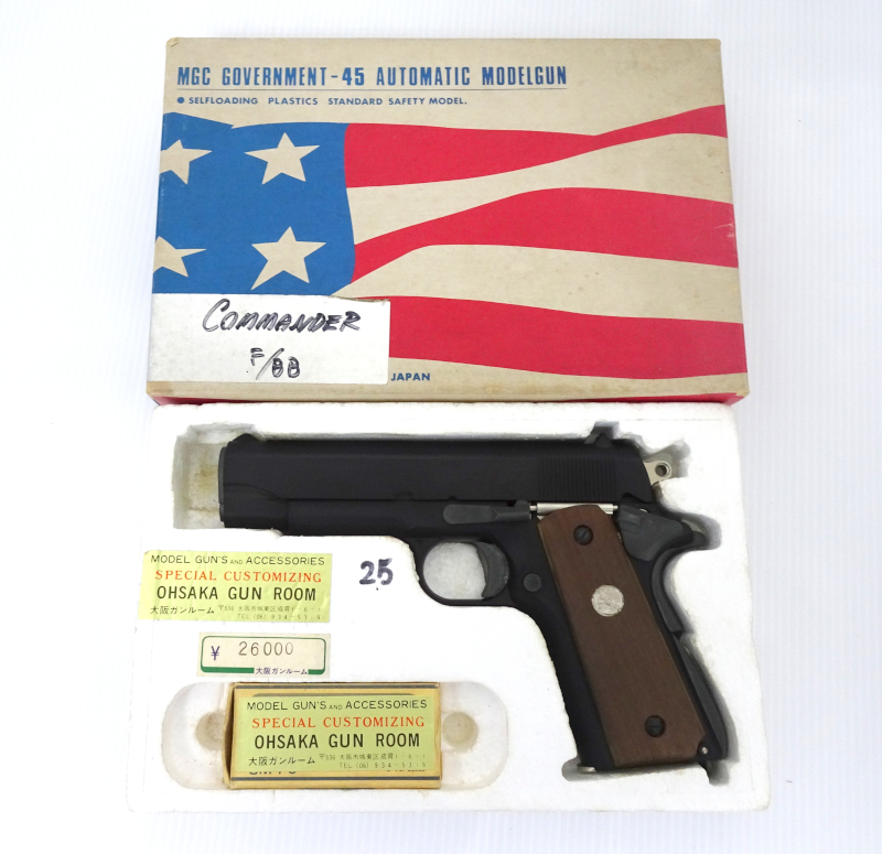 Yahoo!オークション - MGC ガバメント .45 大阪ガンルームカスタム モ...