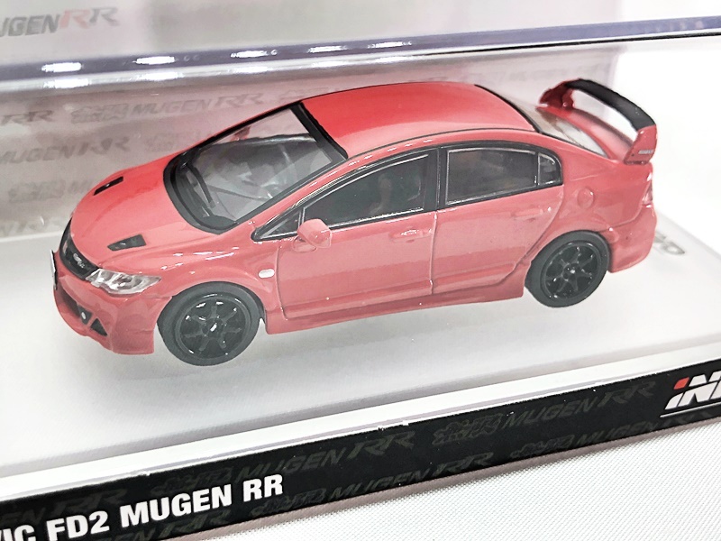 Yahoo!オークション - INNO 1/64 ホンダ シビック FD2 無限RR レッド I...