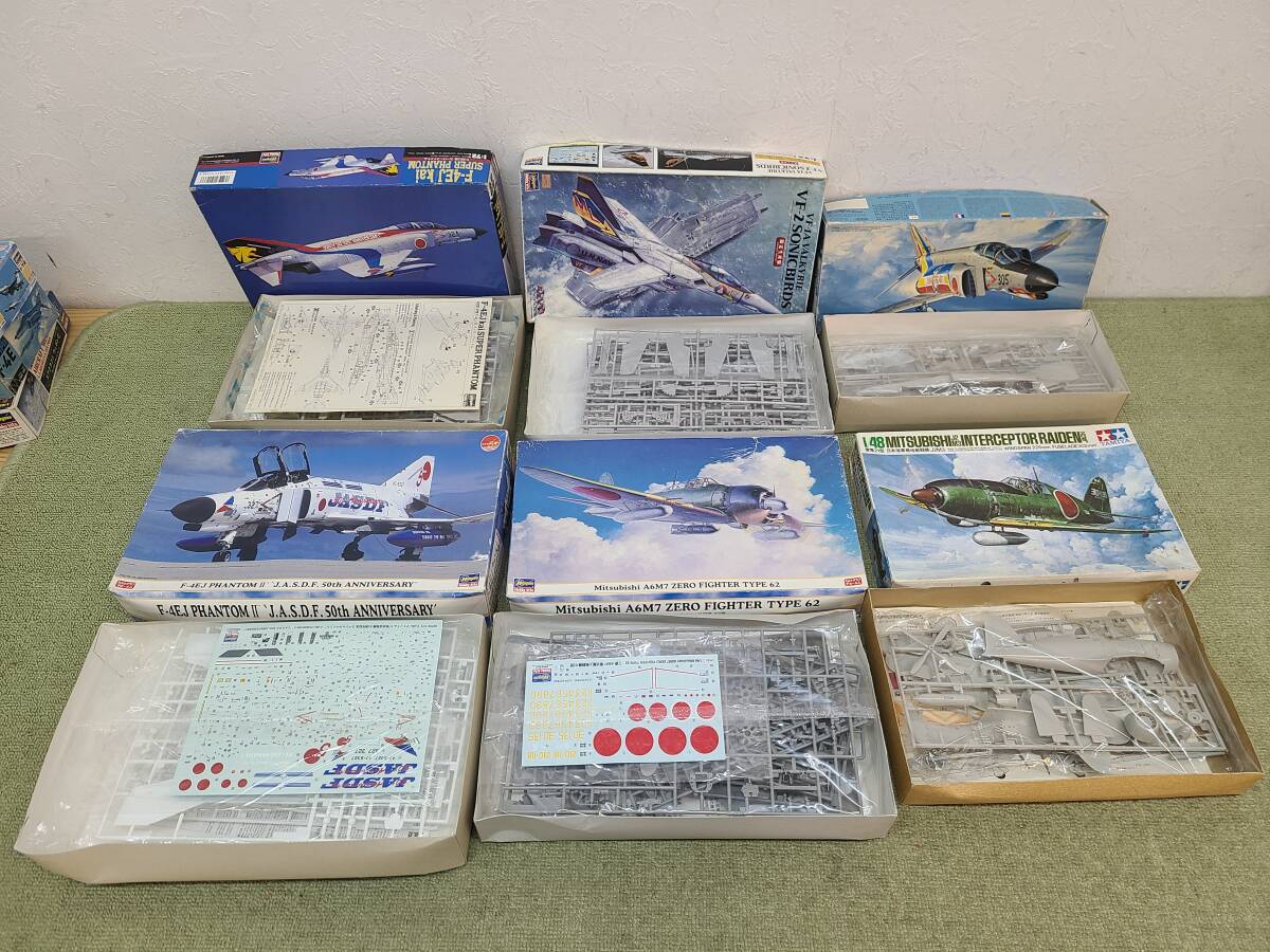 Yahoo!オークション - 115-Q89) 現状 ジャンク品 飛行機 戦闘機 プラモ...