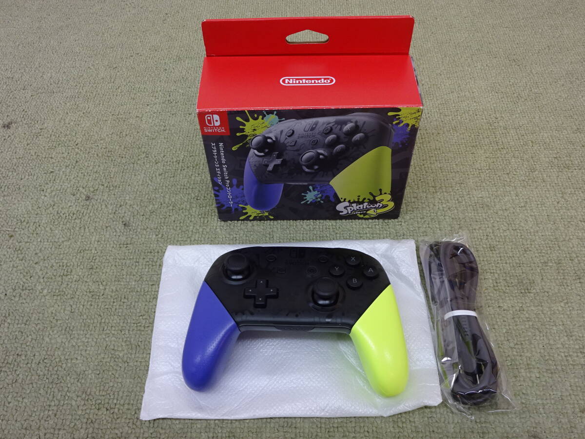 Yahoo!オークション - 065-G14) 中古品 Nintendo Switch Proコントロー...