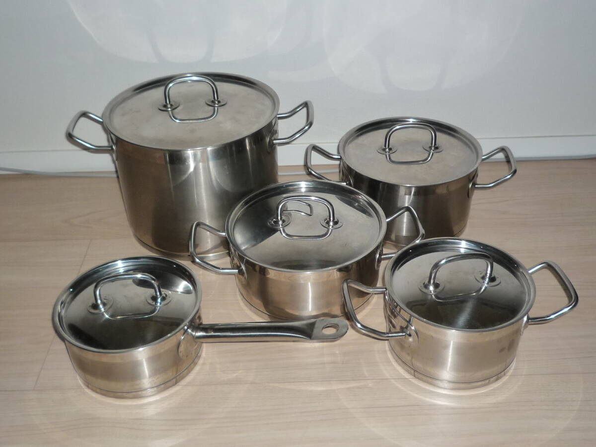 Yahoo!オークション - D11 ELO profi-cristal「両手鍋＆片手鍋」5点SET...