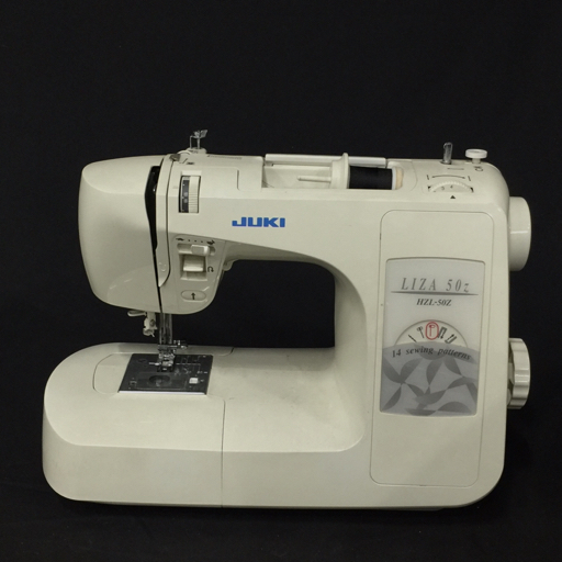 Yahoo!オークション - JUKI HZL-50Z LIZA 50Z 電動ミシン 通電確認済み...