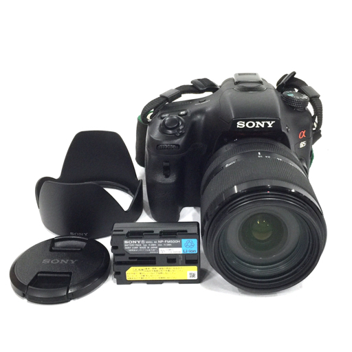 Yahoo!オークション - SONY a65 SLT-A65V DT 3.5-5.6/18-135 SAM デジ...